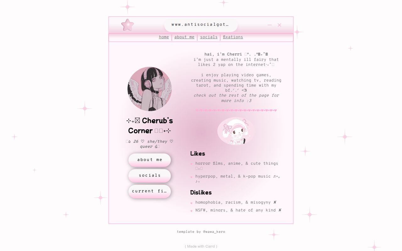 cherri’s carrd . ۫